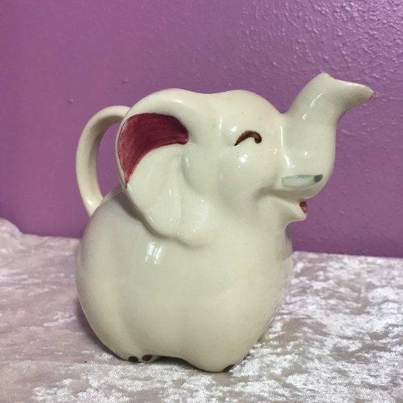 Vintage | Dining | Vintage Usa Elephant Pitcher Guc Retro Collectible ...